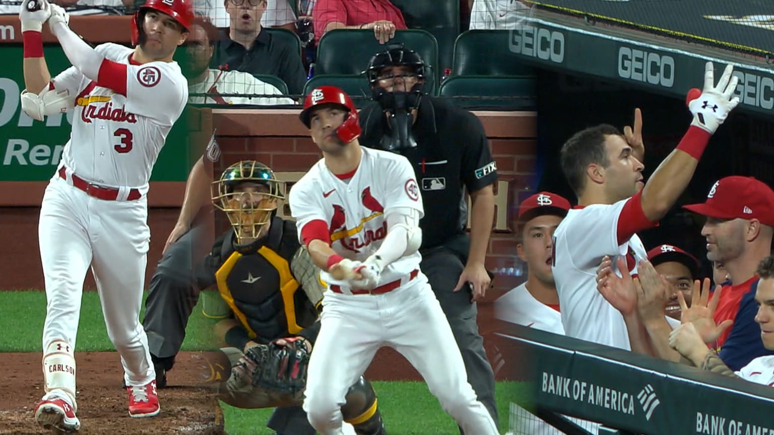 Dylan Carlson belts two homers, starring a grand slam | 09/17/2021 ...