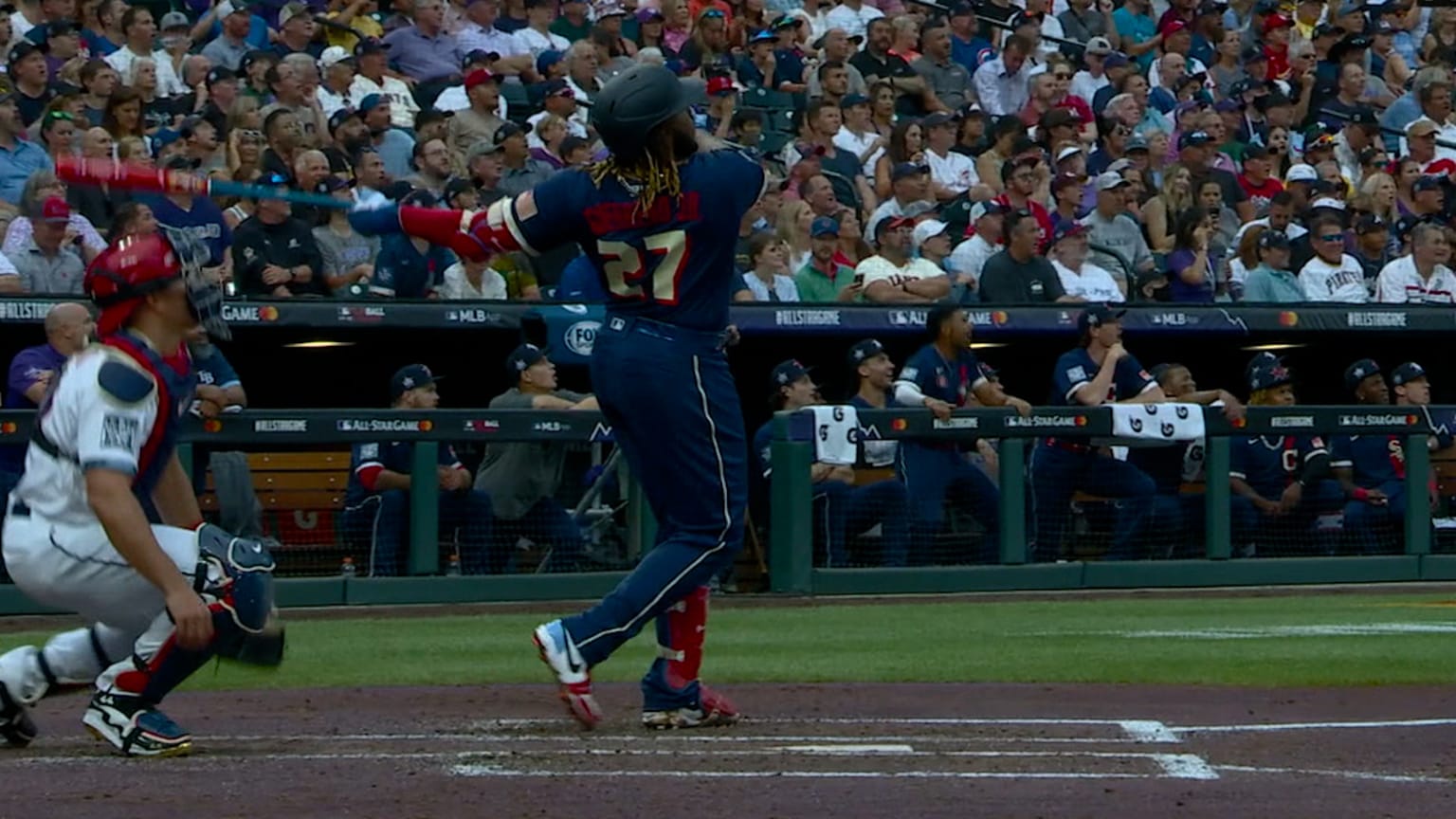 Vladimir Guerrero Jr. dispara el jonrón #200 del JE | 13/07/2021 | Los Blue Jays de Toronto