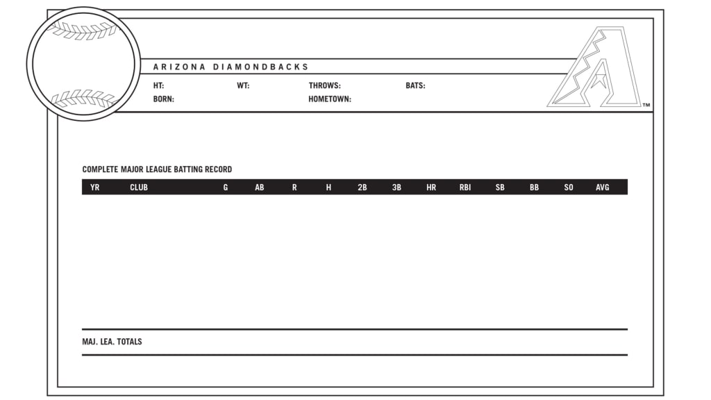 D-backs Activities For Home | Arizona Diamondbacks