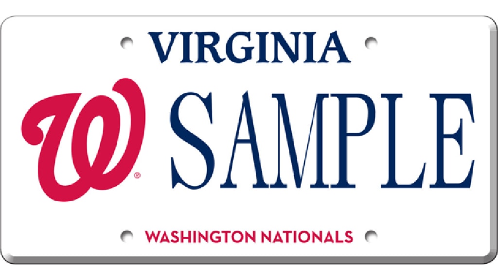 Nationals License Plates | Washington Nationals