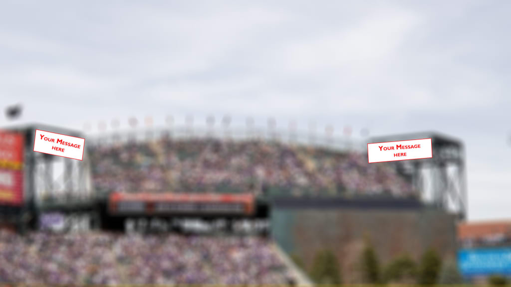 Scoreboard Messages | Colorado Rockies