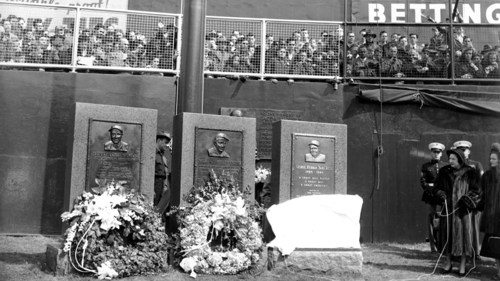 Original Yankee Stadium Monuments