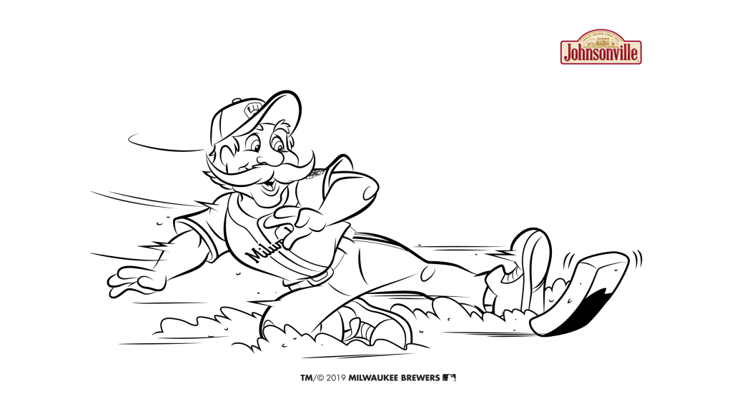 Milwaukee Brewers Coloring Pages Coloring Pages
