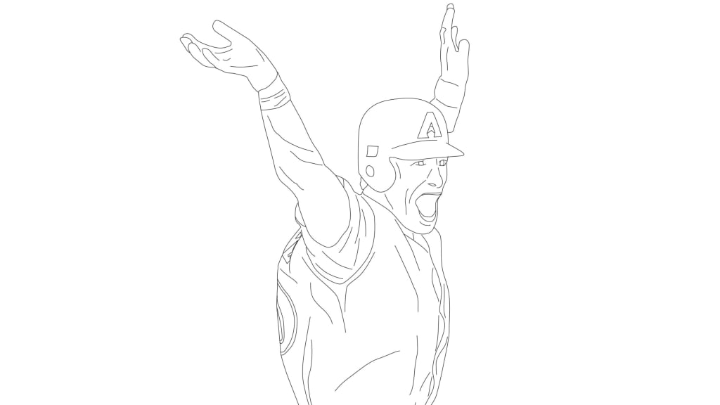 Throwback Coloring Pages | Arizona Diamondbacks