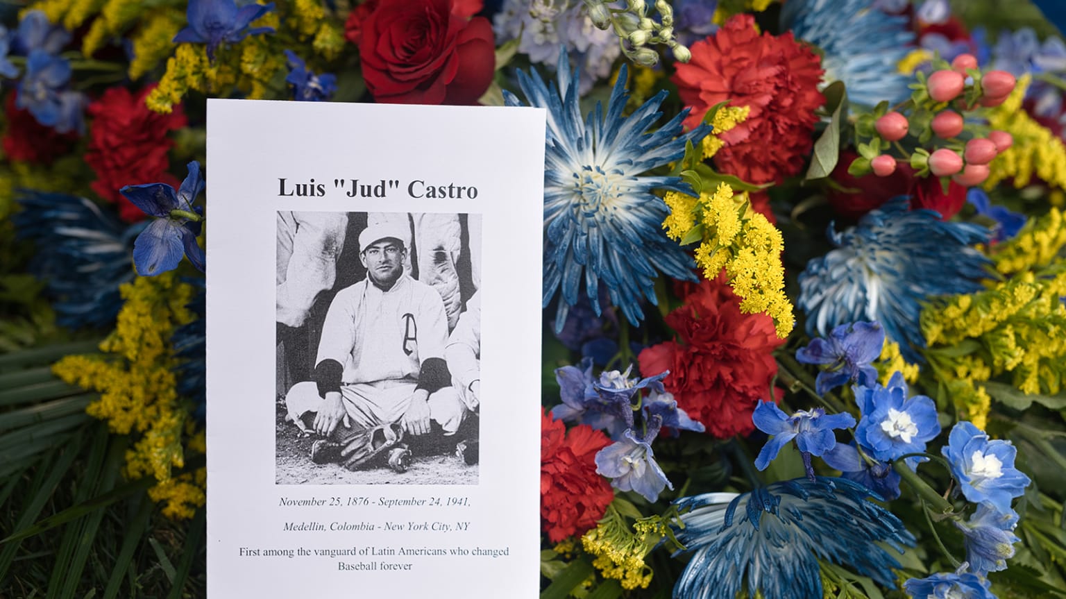 Luis Castro was baseball's first Latino player