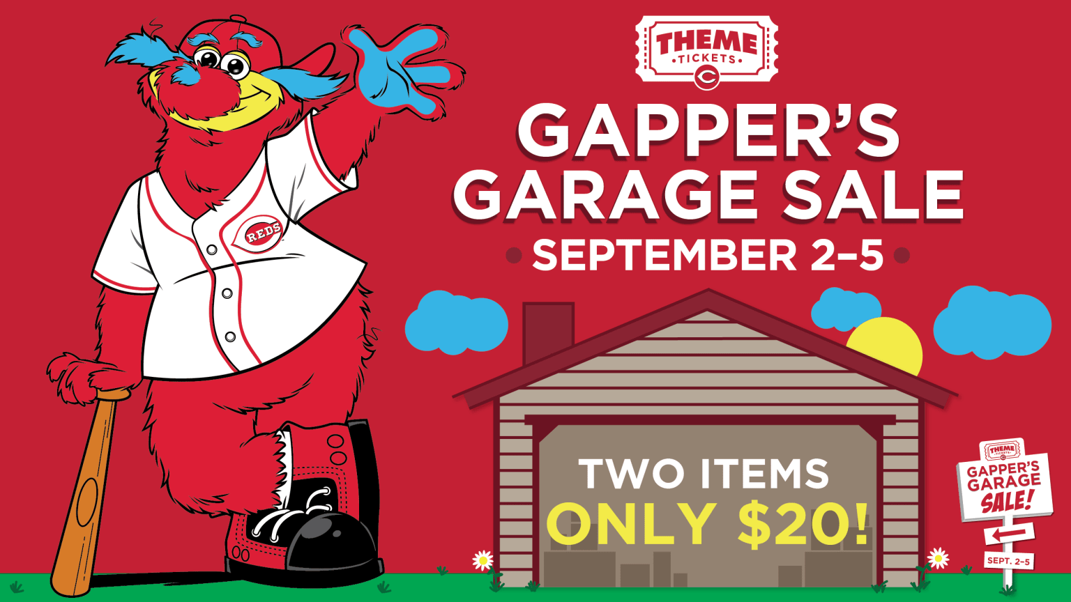 Gapper's Garage Sale | Themes | Tickets | Cincinnati Reds