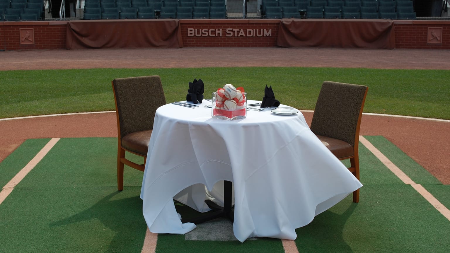 Dinner at Home Plate | St. Louis Cardinals