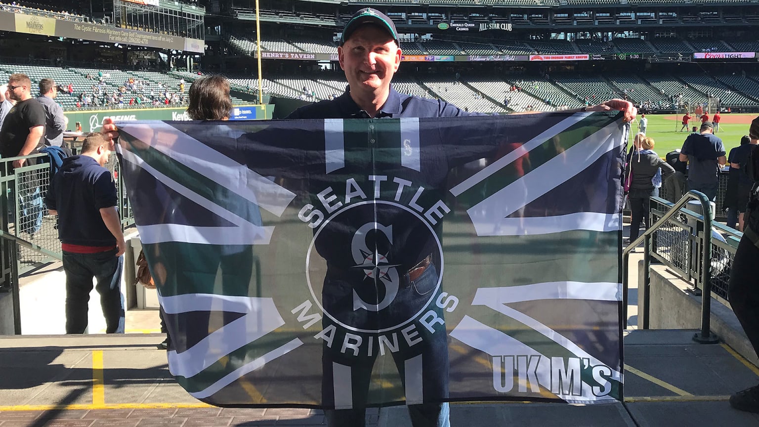 Bernard Smith a Mariners superfan from England