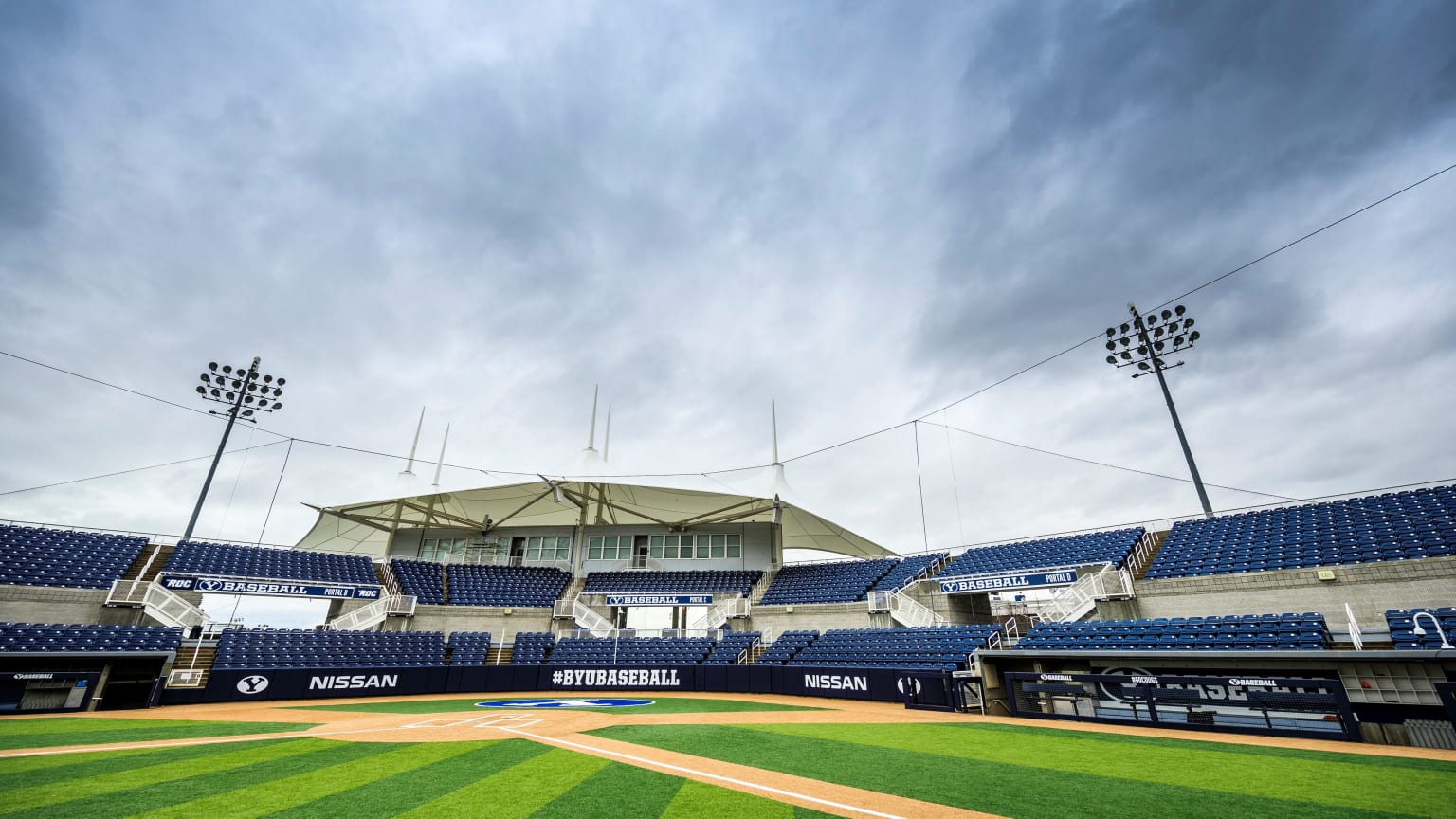 BYU mountainous baseball field