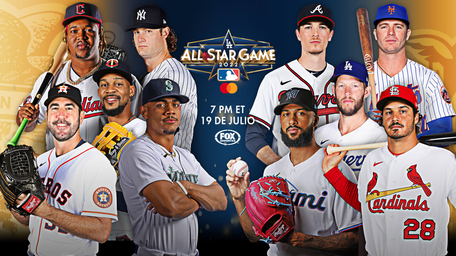 Anunciados los rosters completos del MLB All-Star Game