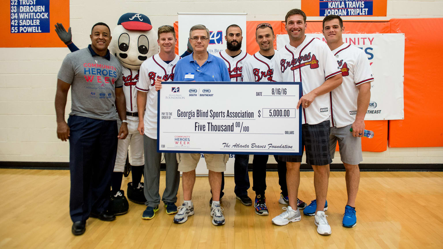 2016 Community Heroes Week Honorees | Atlanta Braves