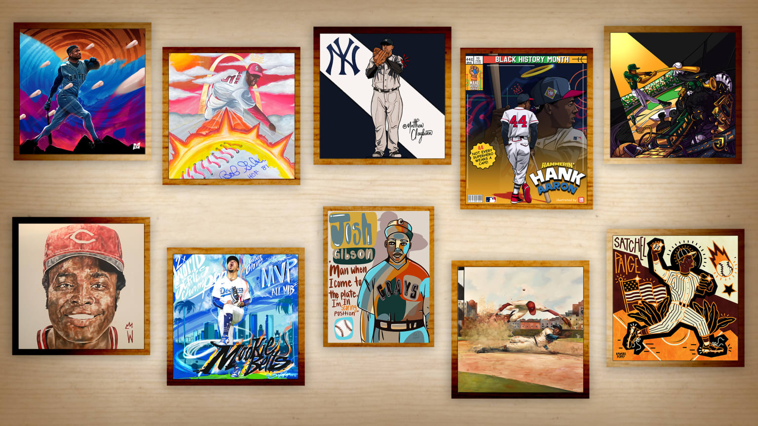 Black History Month artists series portraits