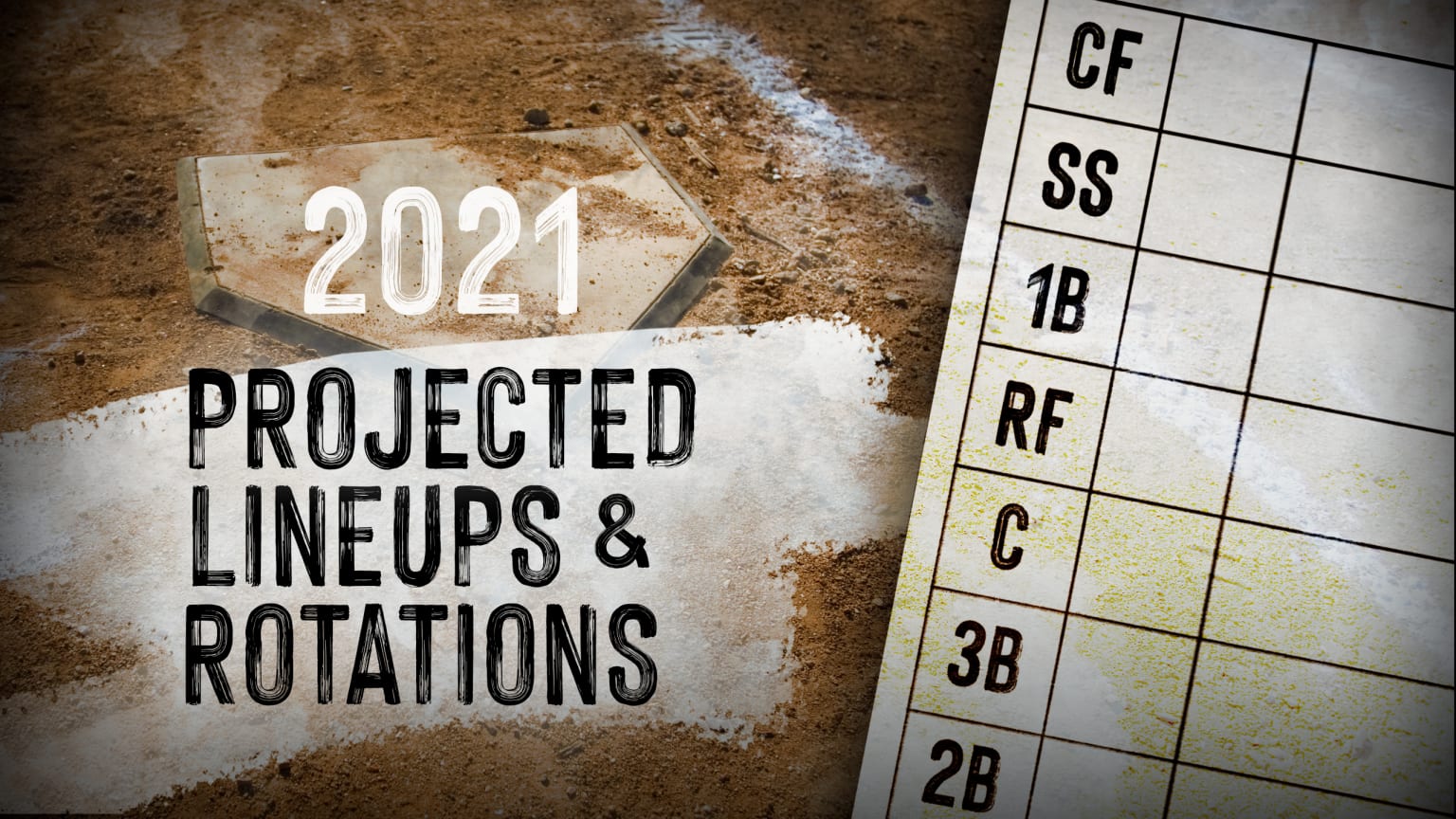 Projecting every 2021 MLB lineup, rotation