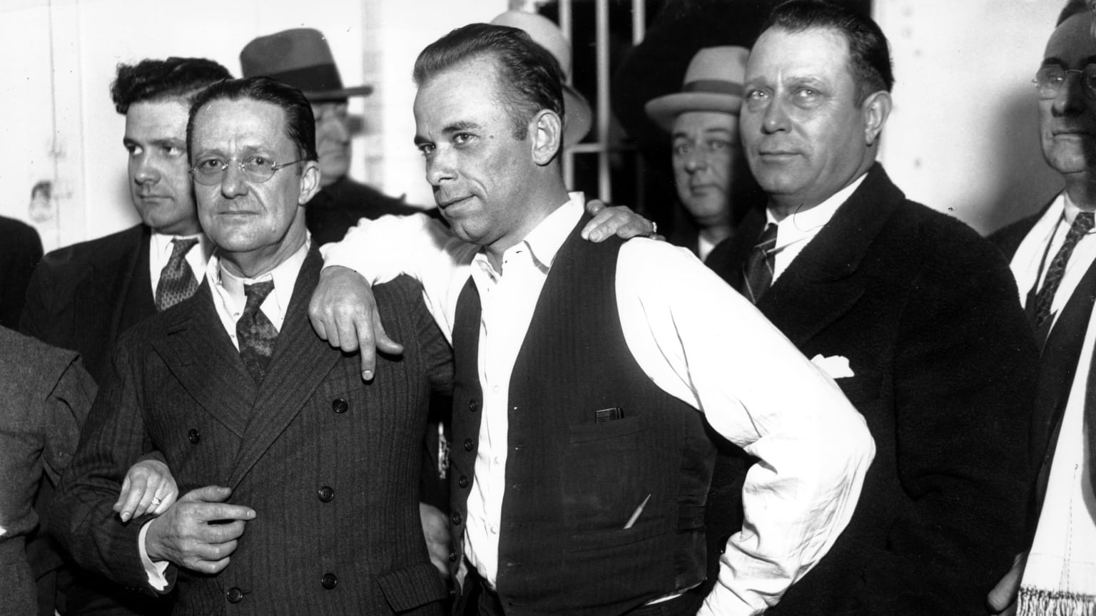 Bank robber John Dillinger played baseball