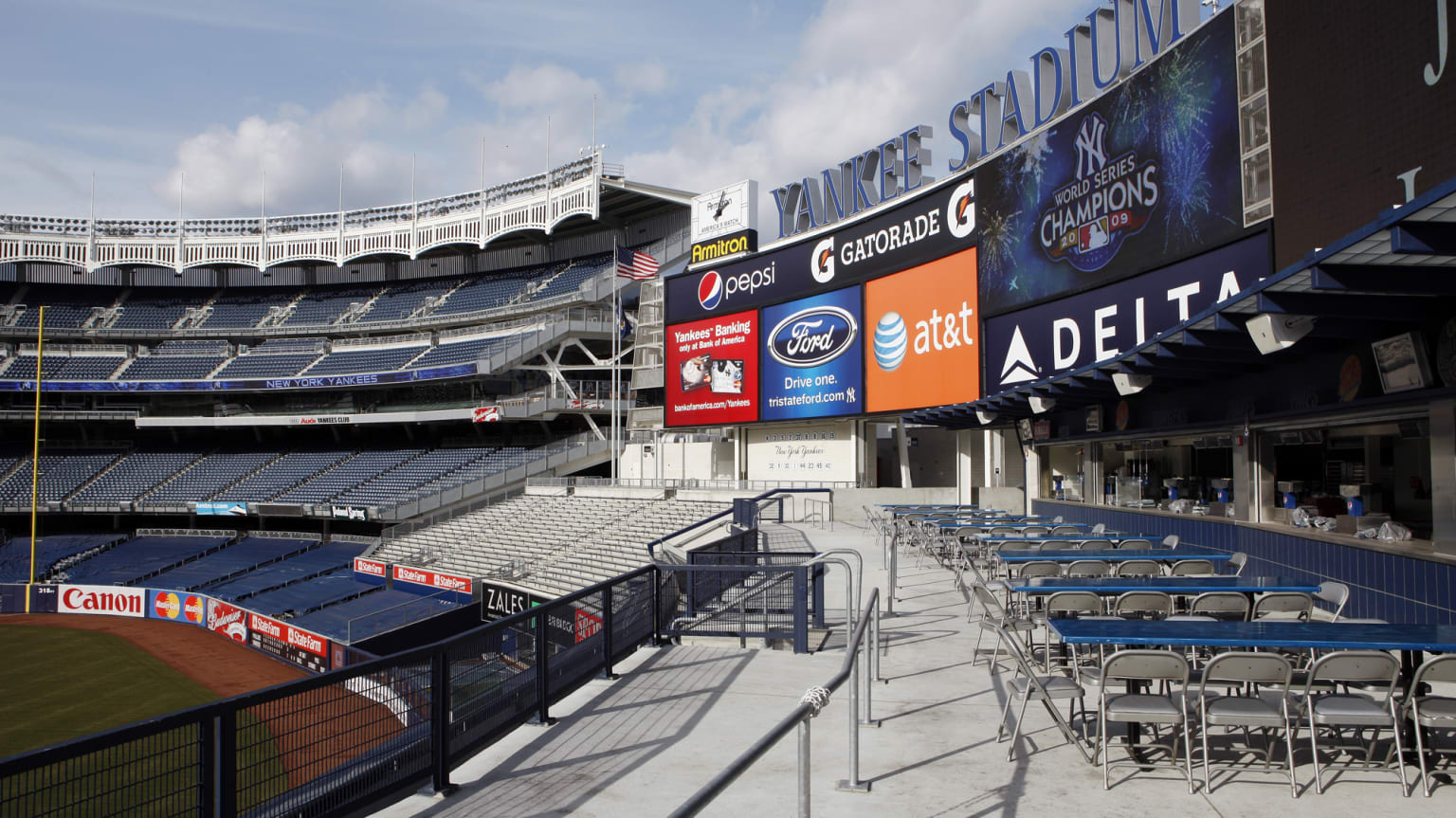 Mastercard Batter's Eye Deck | New York Yankees