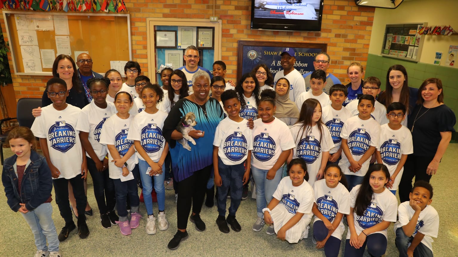 Sharon Robinson meets Breaking Barriers winner