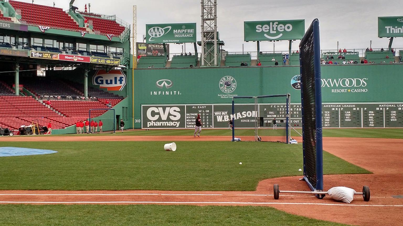 Fenway Park infield undergoes changes
