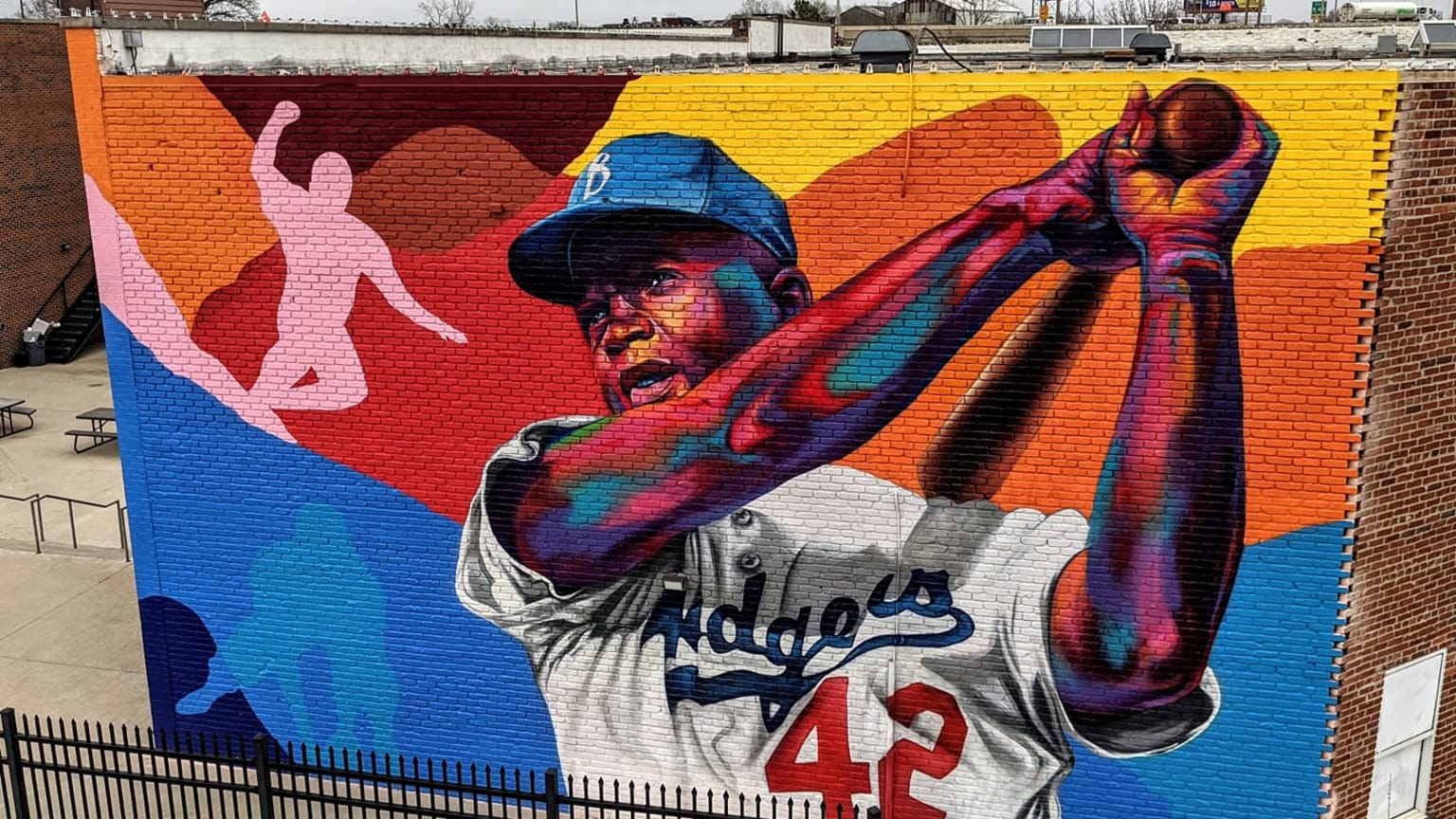 Drillers unveil Jackie Robinson mural at Tulsa Race Massacre Site