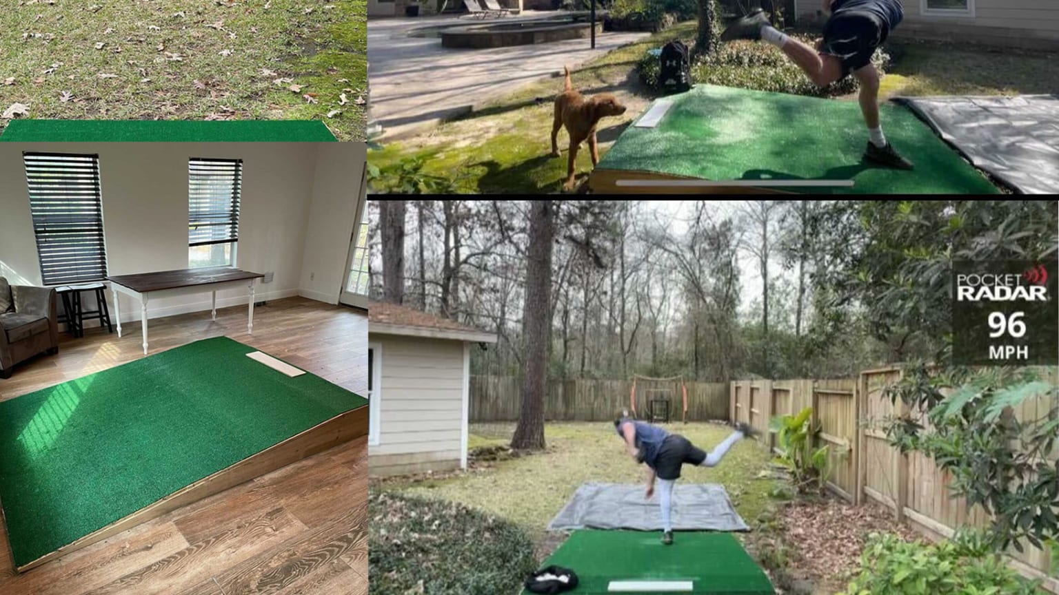 Kyle Finnegan built his own backyard bullpen