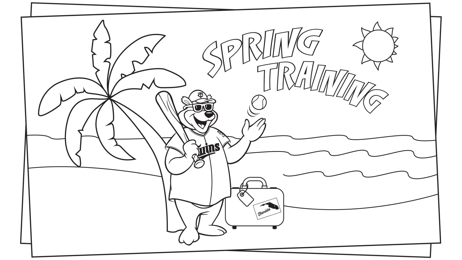 Kids Coloring Pages | Minnesota Twins