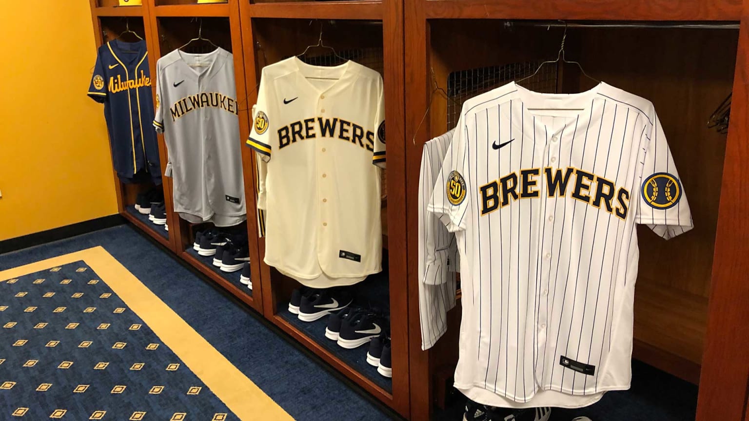 Brewers introduce new uniforms for 2020
