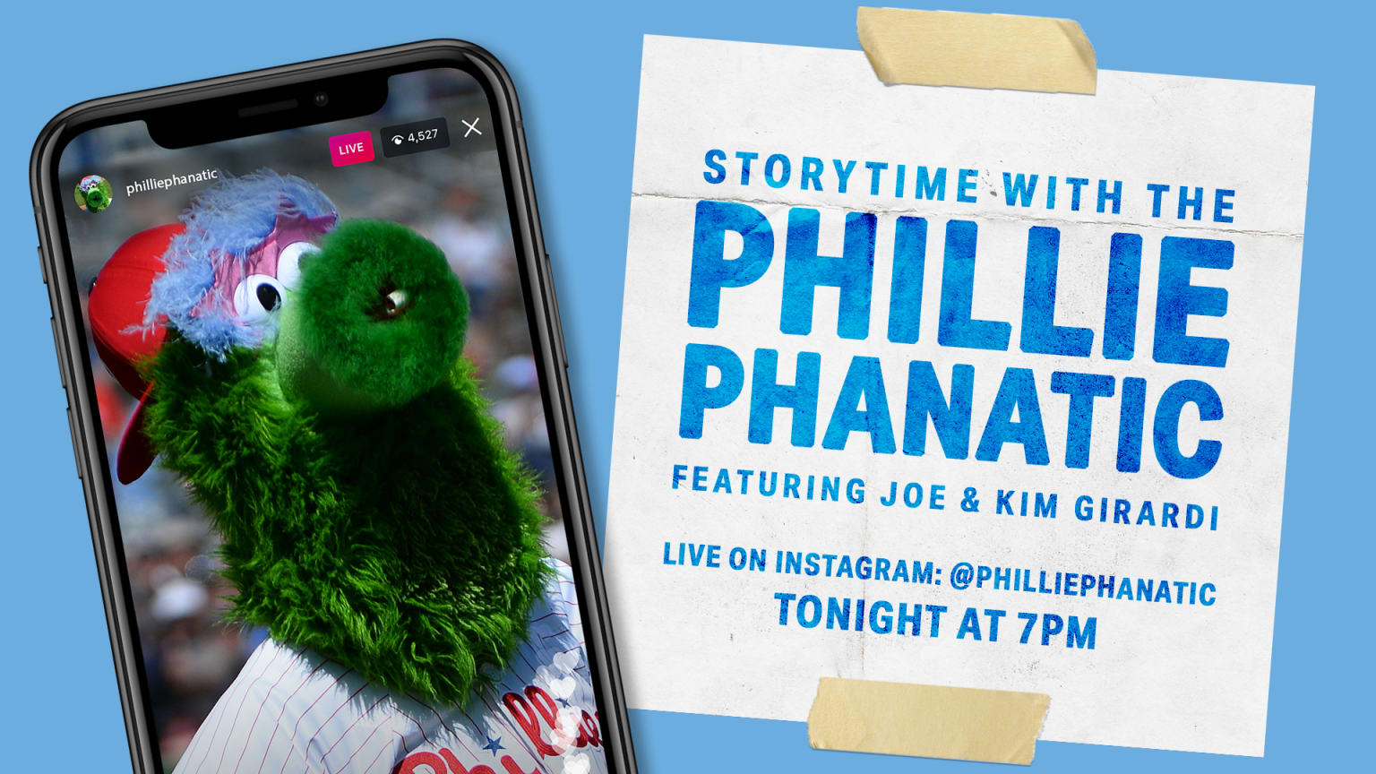 Press release: Storytime with Phillie Phanatic to debut