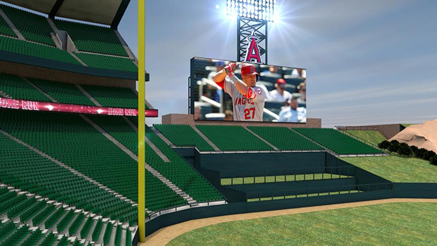 Angel Stadium installing massive scoreboard