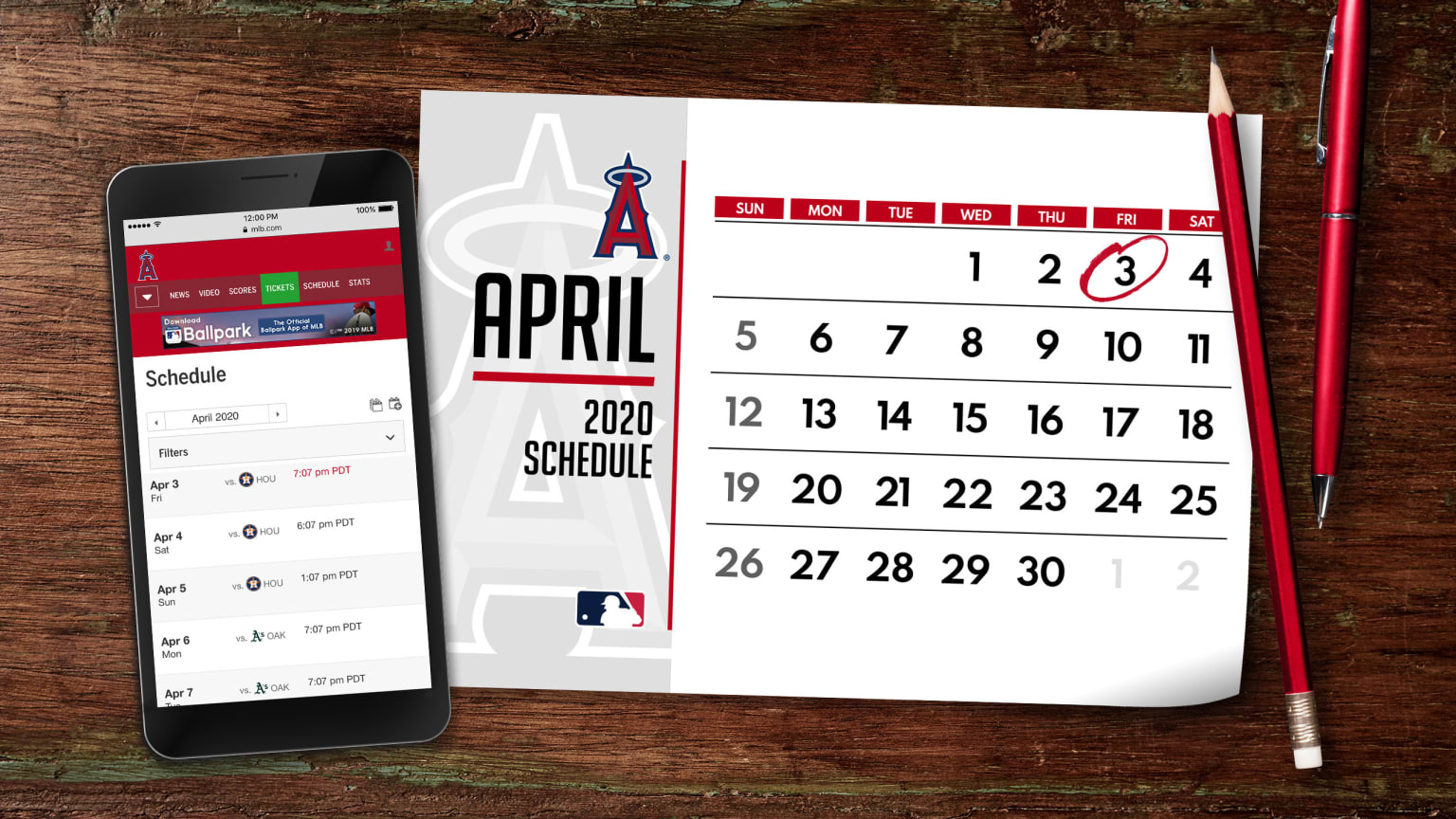 Angels 2020 schedule released