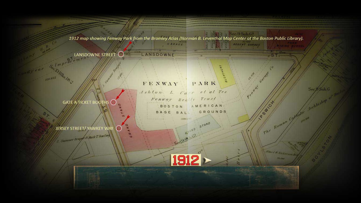Features of Fenway: 1912 | Fenway Park Living Museum | Boston Red Sox