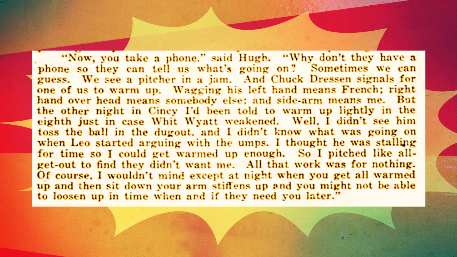 History of the bullpen phone