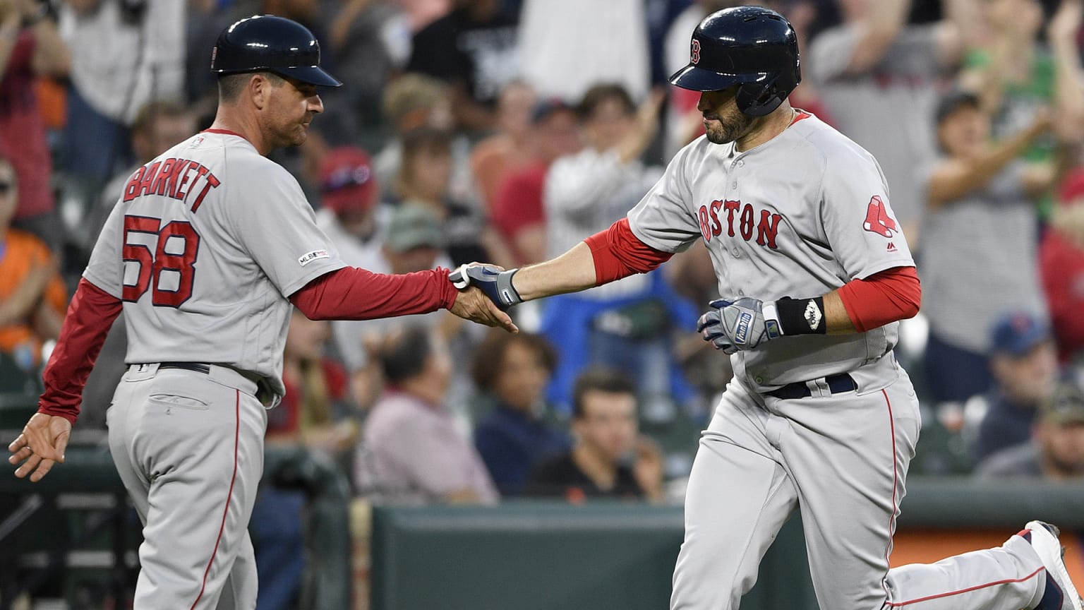 Andy Barkett Red Sox coach changes