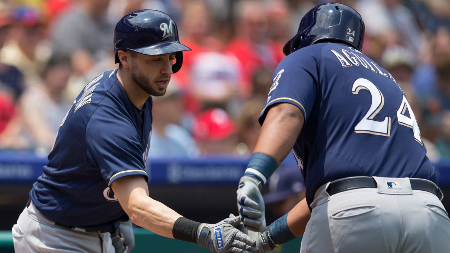 Jake Faria traded to Brewers for Jesus Aguilar