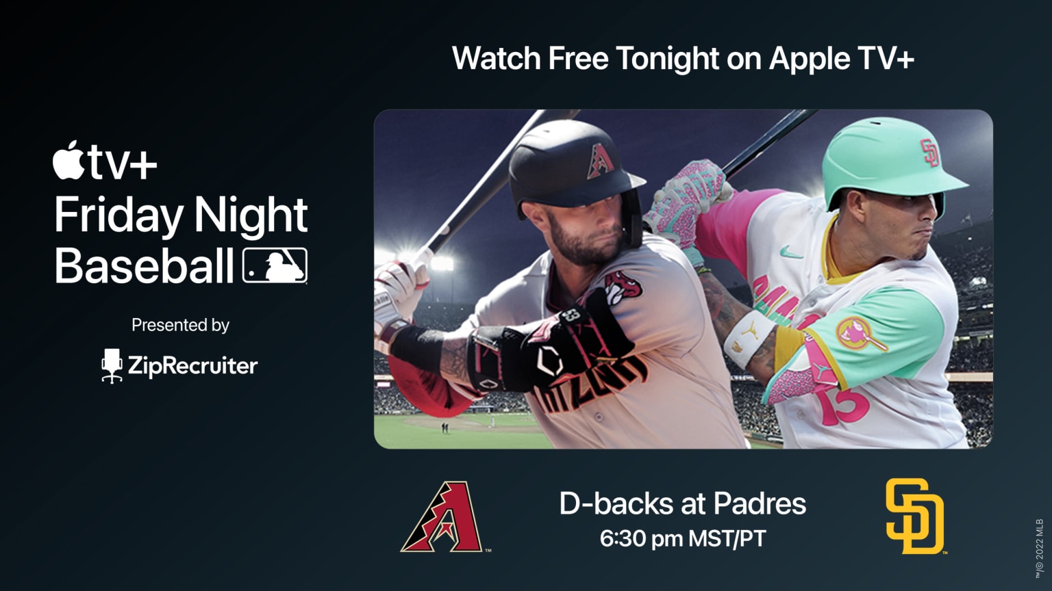 How to watch D-backs-Padres on Apple TV, July 15, 2022