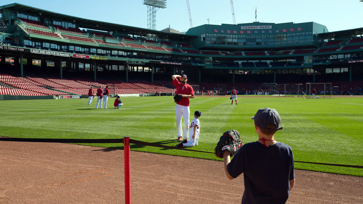 Center Field Batting Practice | Boston Red Sox