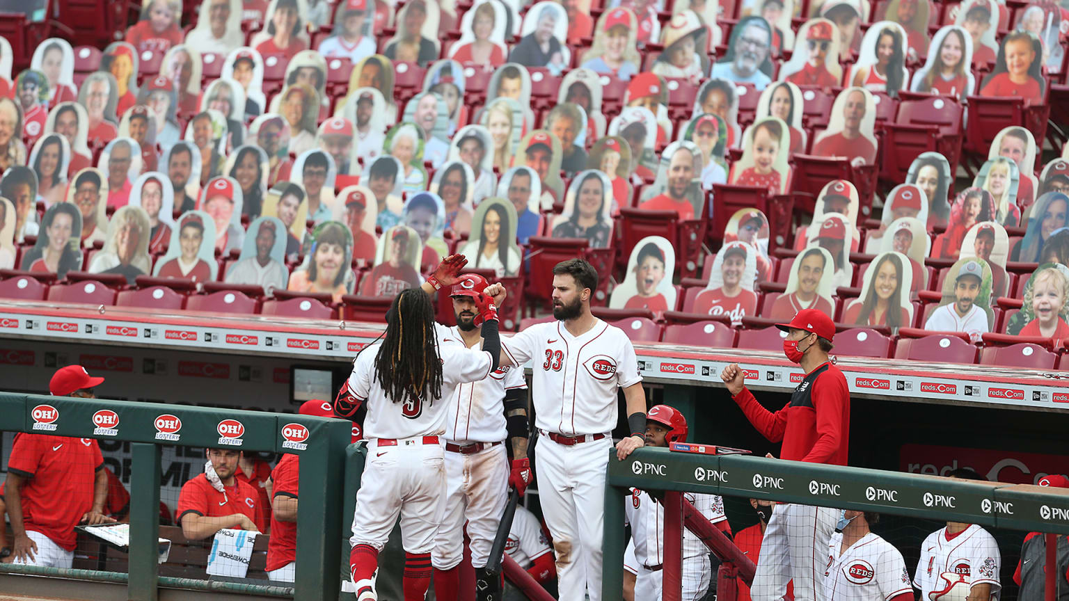 Reds fans cutouts a success in 2020