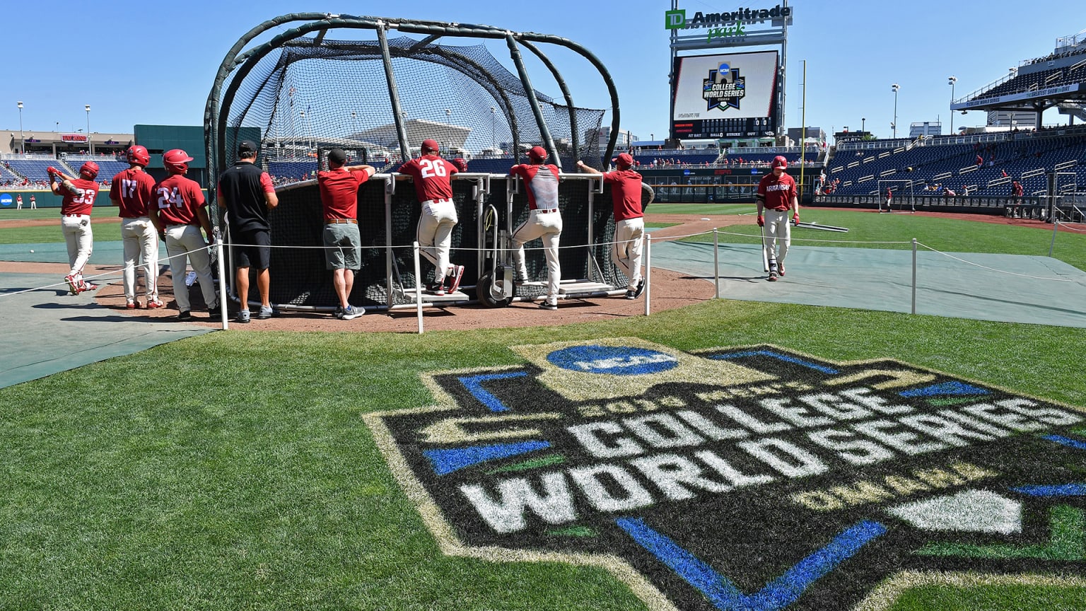 MLB connects with Omaha at College World Series