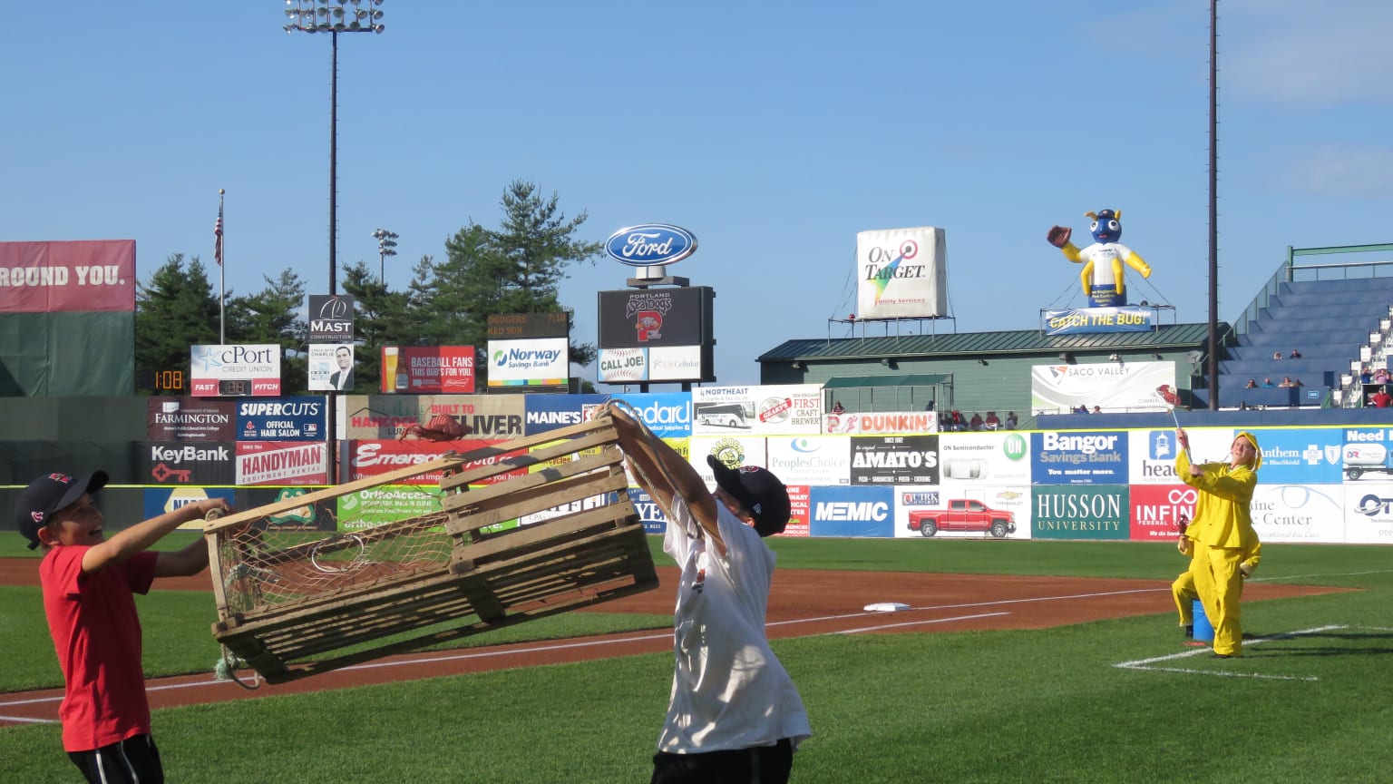 Portland Sea Dogs play as Maine Lobster Bakes