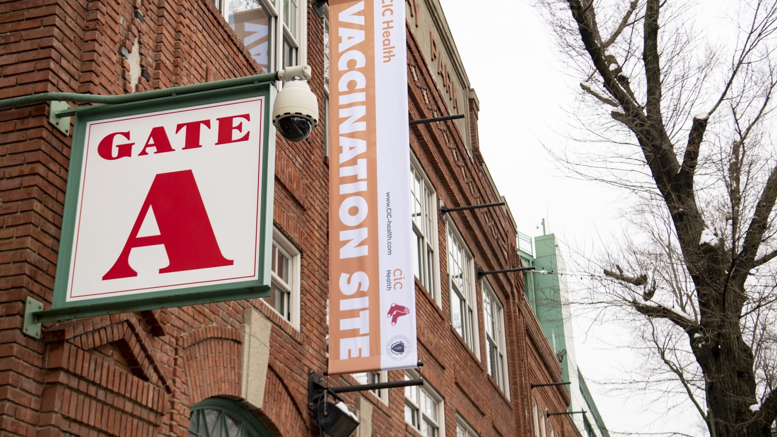 Fenway Park hosts COVID-19 vaccines