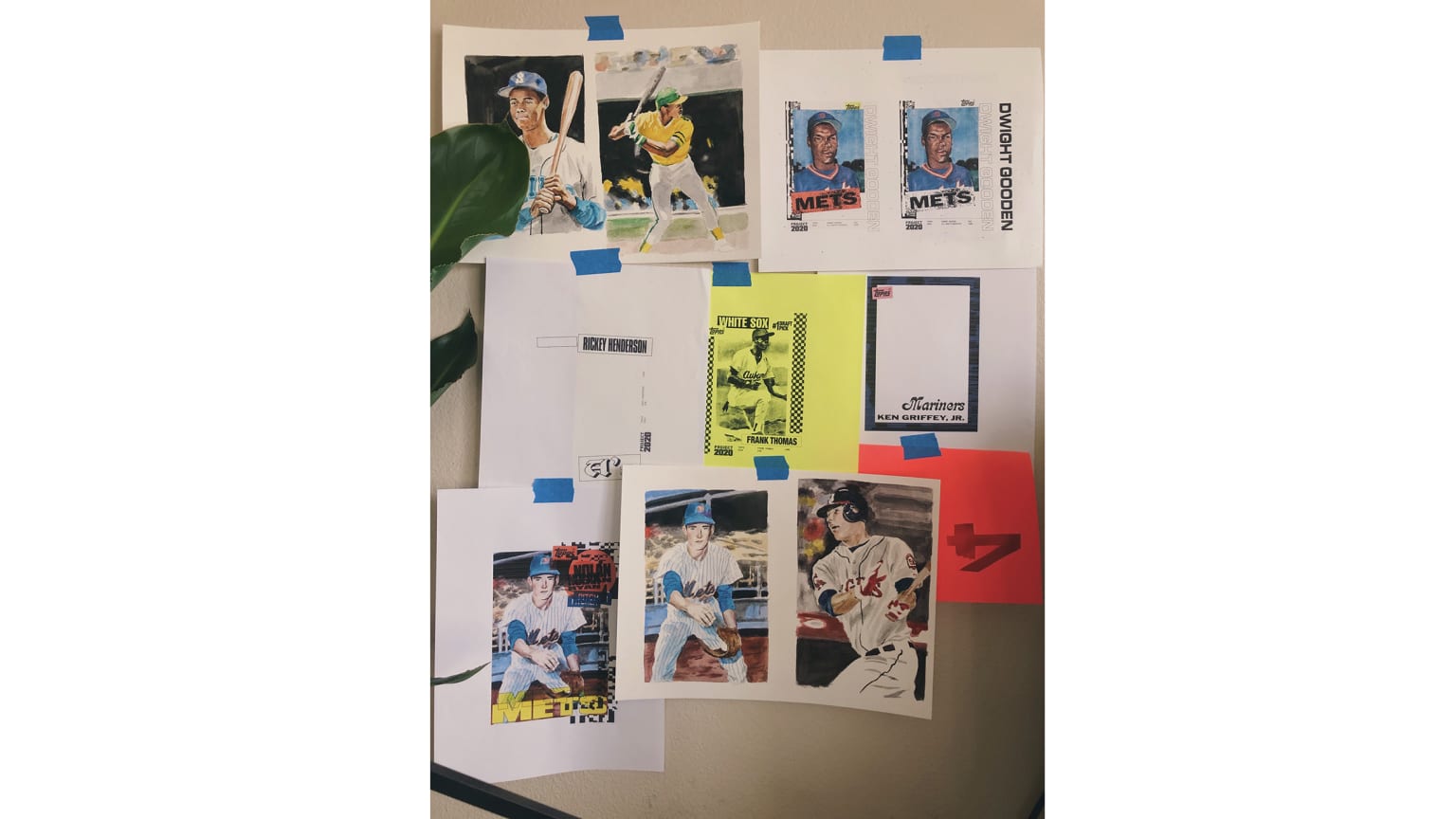Topps 2020 Project artists update classic cards