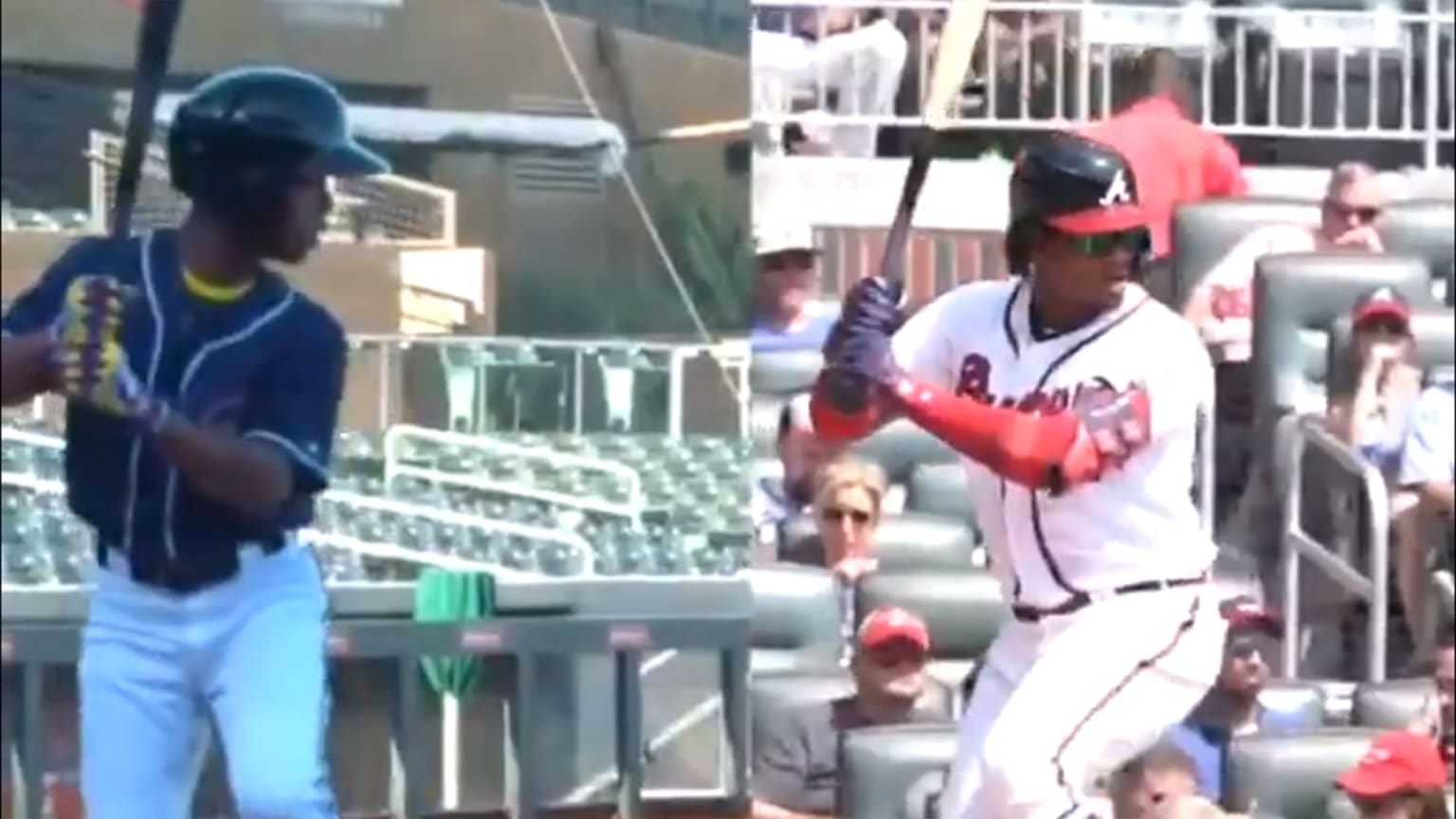 Bryan Acuna swings like brother, Ronald Acuna Jr.
