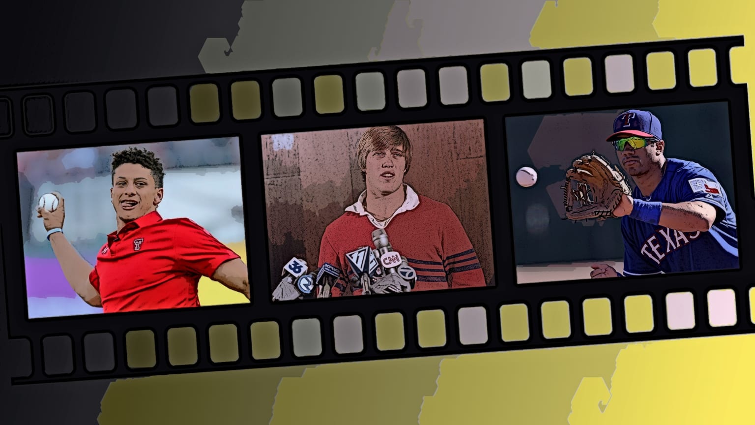 NFL NBA players drafted by MLB teams