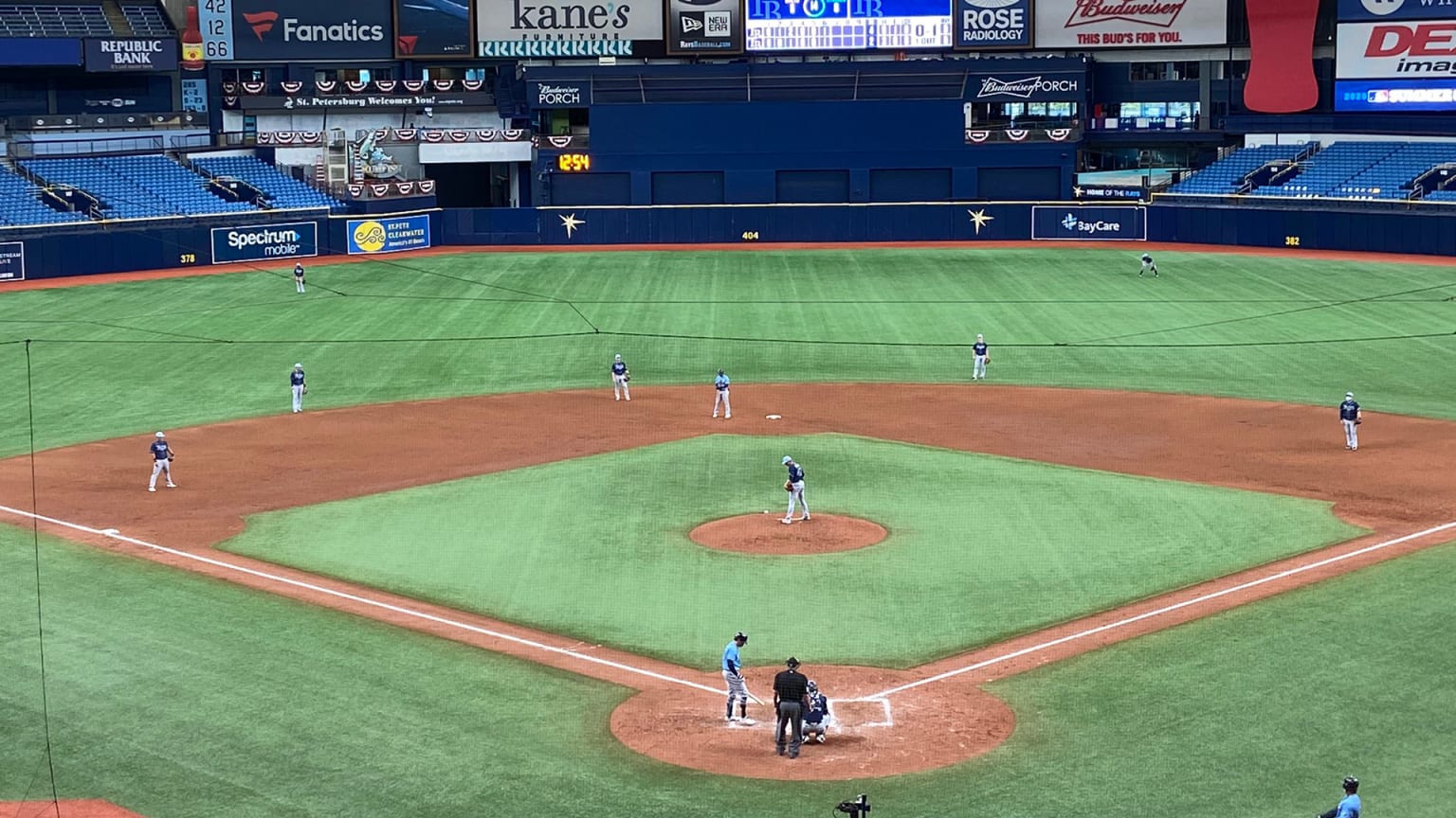 Rays two man outfield experiment bullpen spots