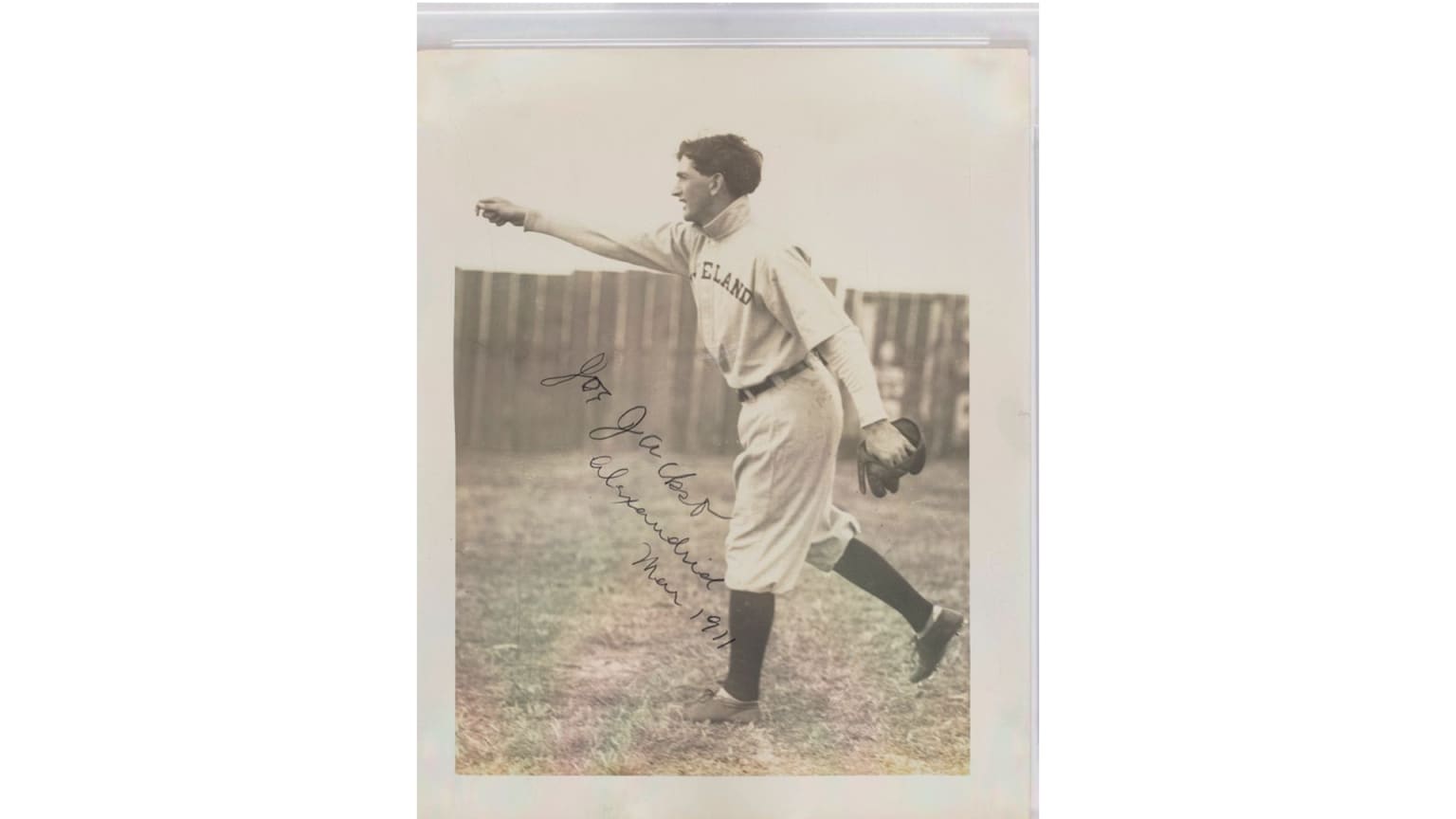 Shoeless Joe Jackson autographed photo sells for record price