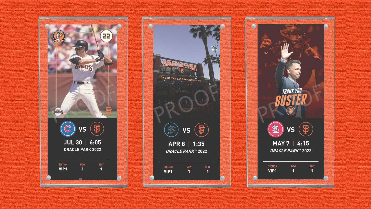 Commemorative Ticket | San Francisco Giants