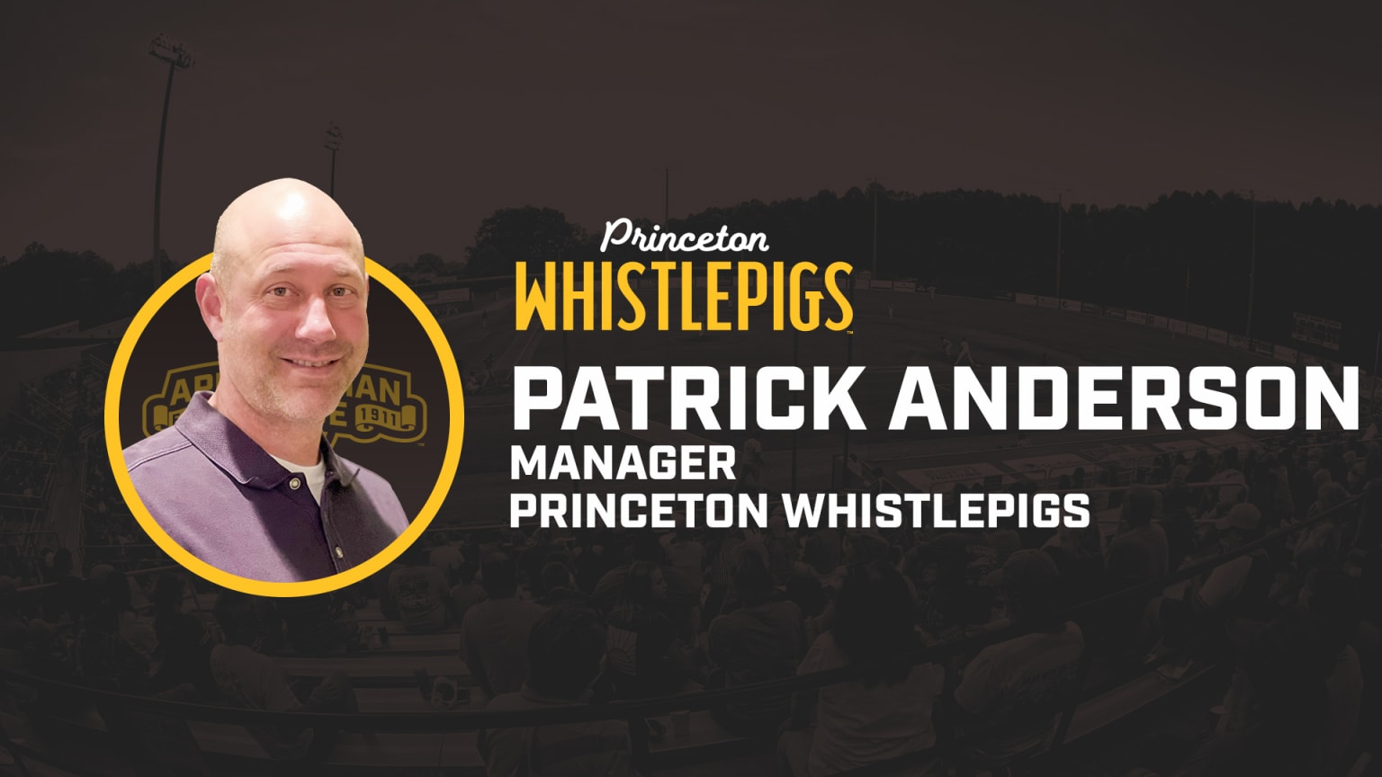 Princeton WhistlePigs announce Patrick Anderson as manager