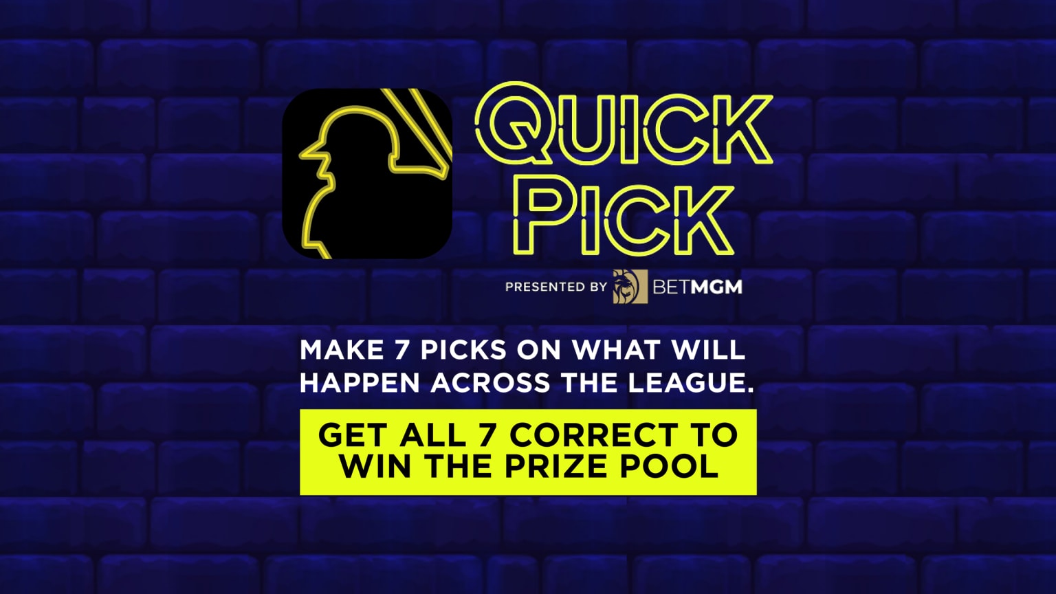 Play MLB Quick Pick daily game