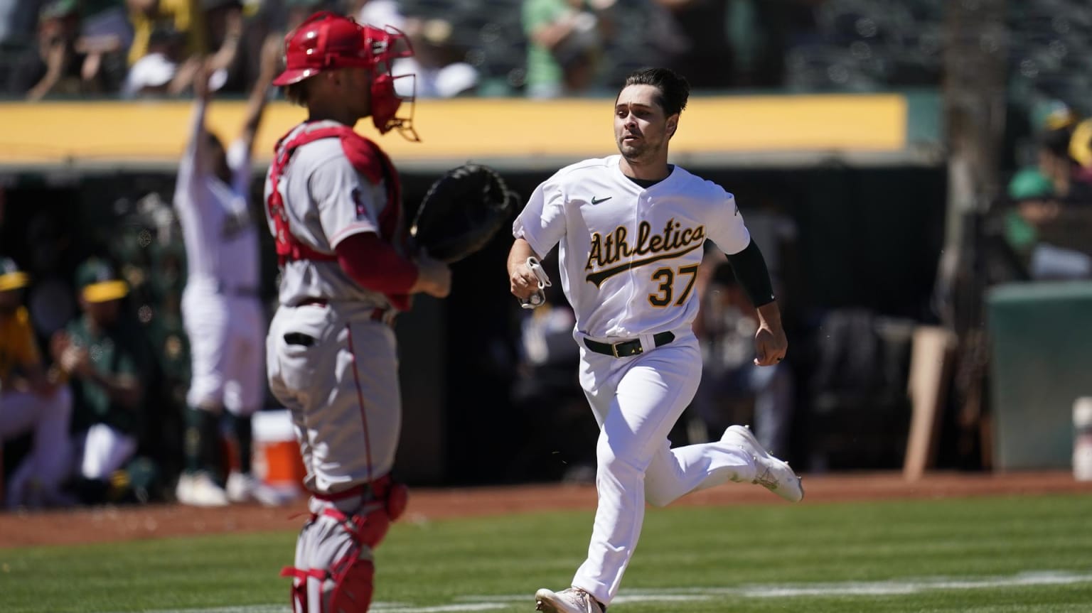 Cal Stevenson's first MLB hit was a homecoming