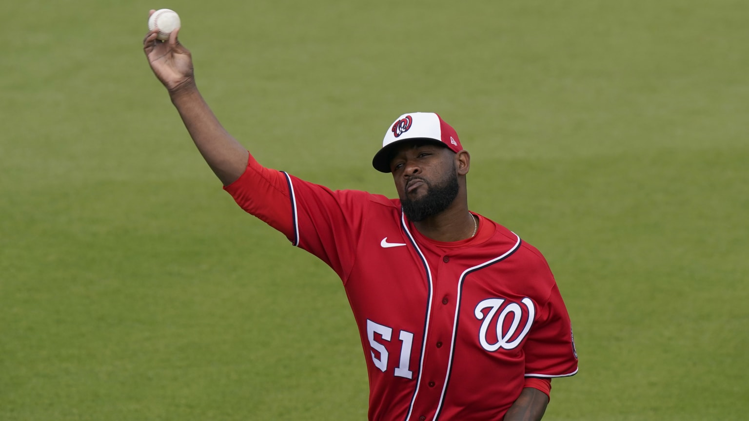 Wander Suero's offspeed pitches showing improvement