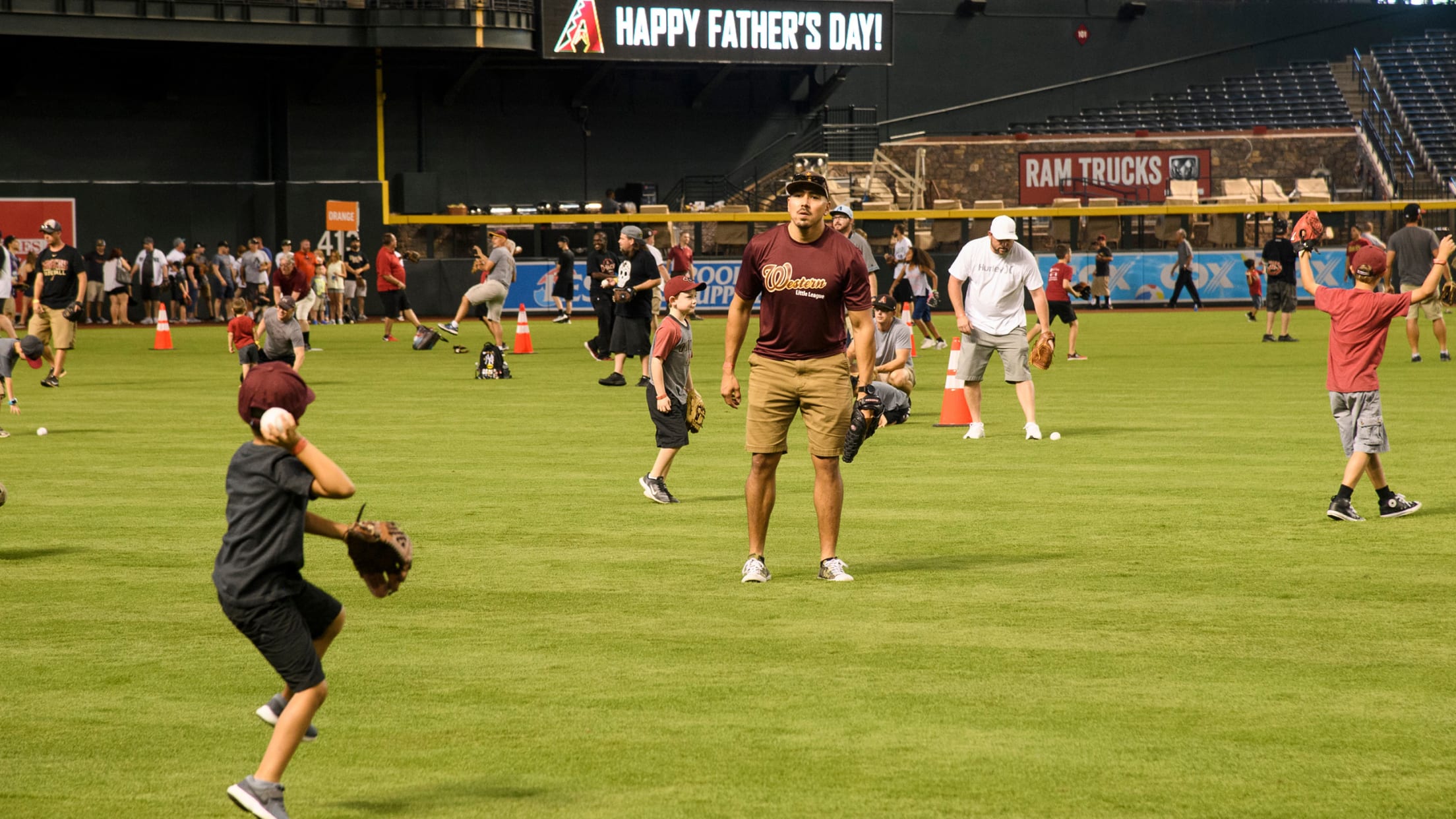 Play Catch on the Field | Arizona Diamondbacks