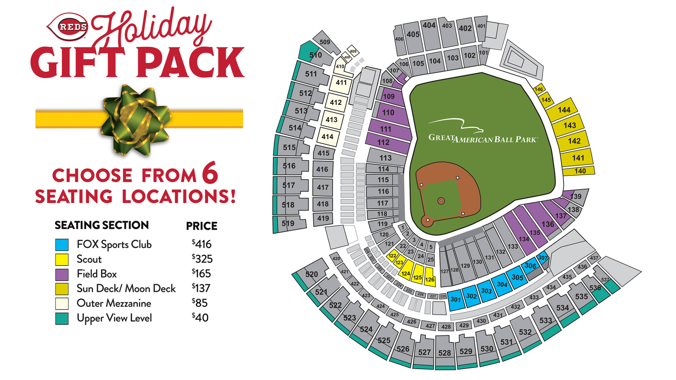 Reds Holiday Pack | Cincinnati Reds
